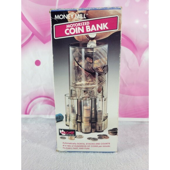 Magnif | Other | Magnif Money Mill Motorized Coin Sorter Bank Sorts ...